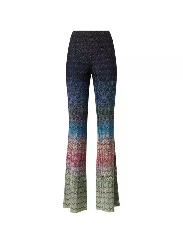Missoni Zigzag Knit Flared Trousers