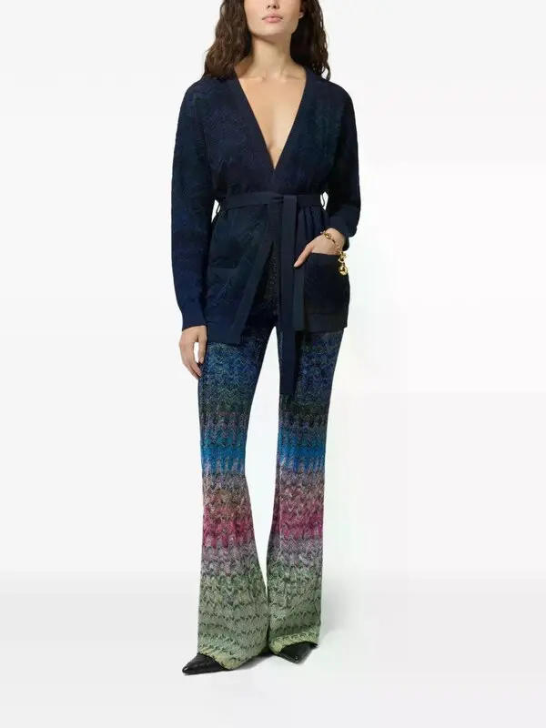 Missoni Zigzag Knit Flared Trousers