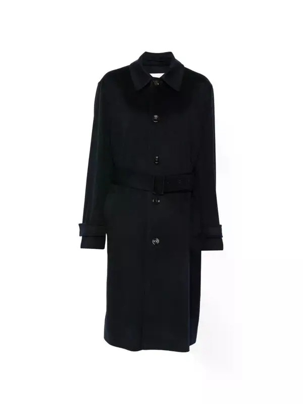 LARDINI Belted Button-up Coat