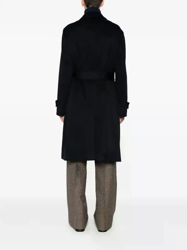 LARDINI Belted Button-up Coat