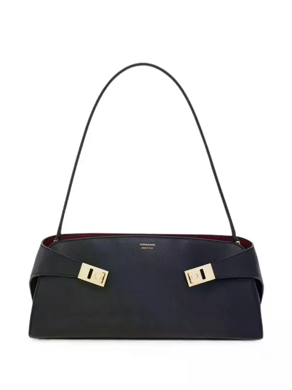 FERRAGAMO Hug Shoulder Bag - Black