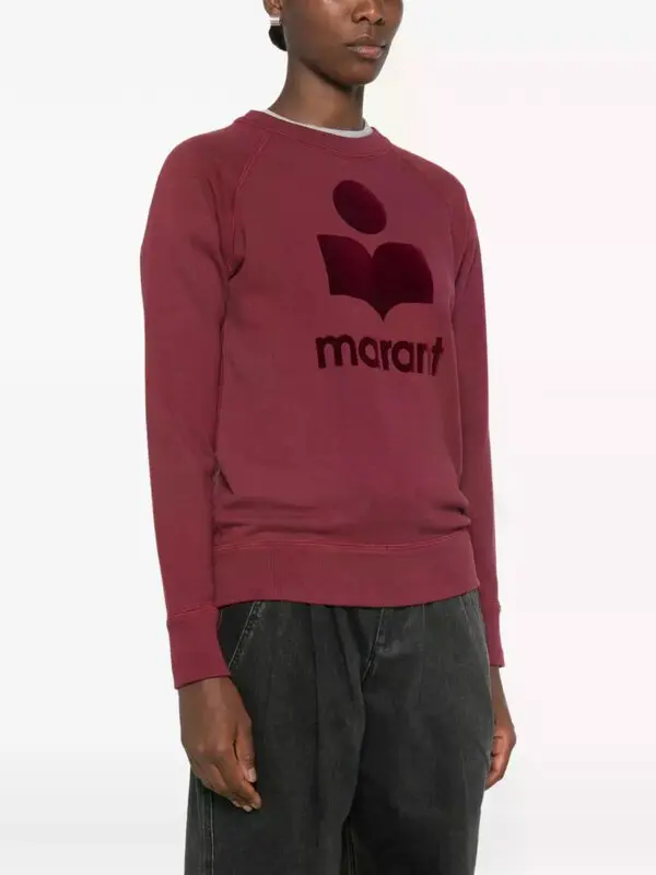 MARANT ETOILE Logo Print Crewneck Sweatshirt