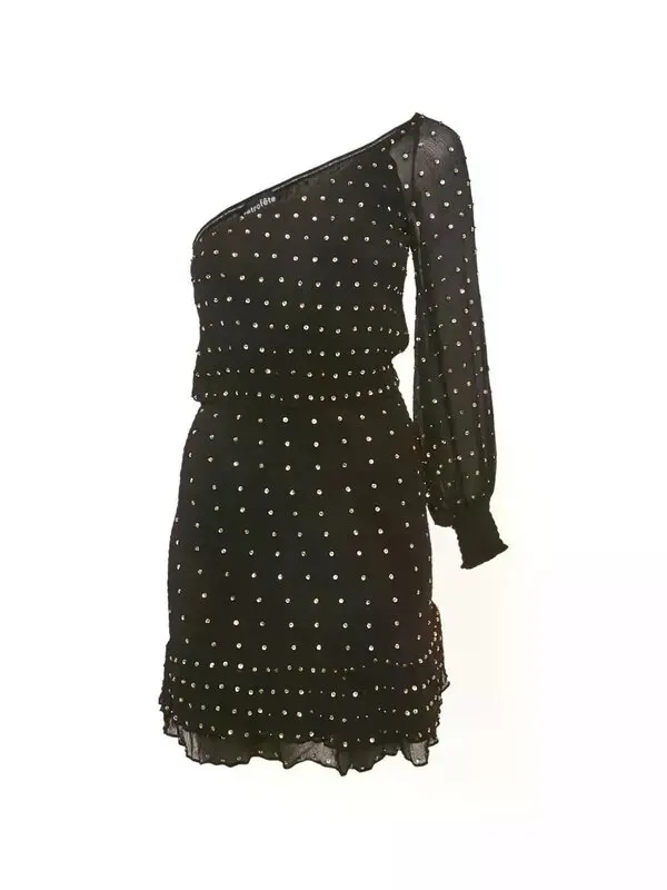 Retrofete One-shoulder Sequin-embellished Dress