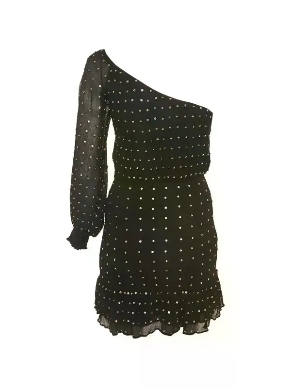 Retrofete One-shoulder Sequin-embellished Dress