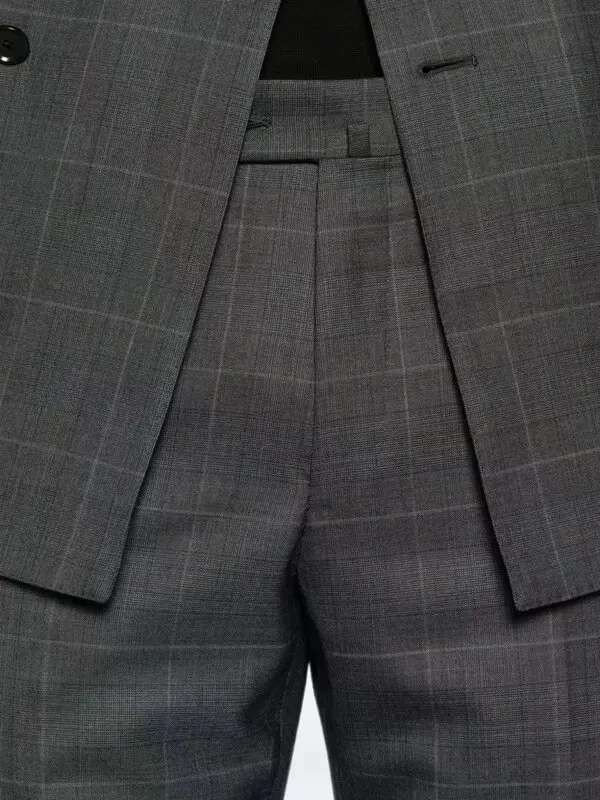 Caruso Check Double-breasted Suit