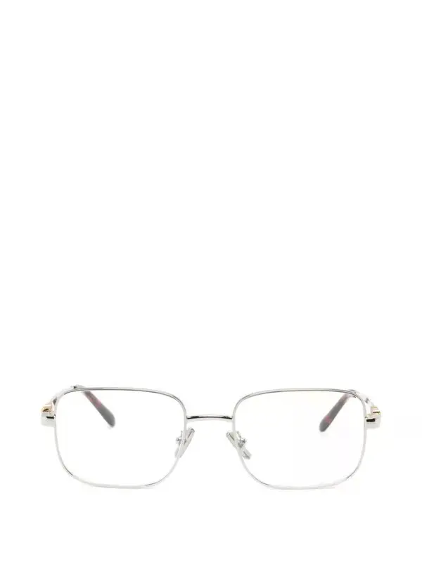 Miu Miu Square-frame Glasses - Silver