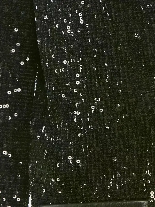Maje Sequin Cropped Jacket