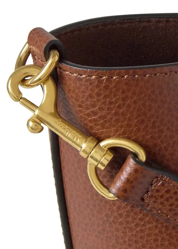 Mulberry Bayswater Mini Grained Leather Cross-body Bag - Brown