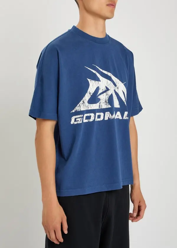 GODMADE Logo-print Cotton T-shirt