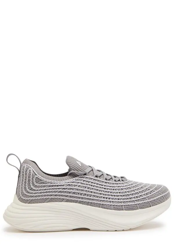 Apl Techloom Zipline Embroidered Knit Sneakers - Grey
