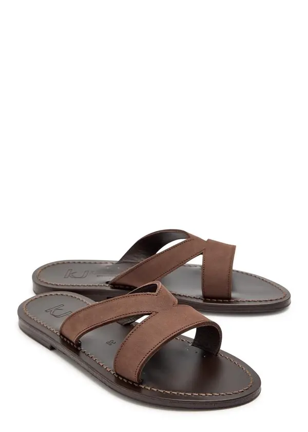 K.JACQUES Kalomira Cut-out Nubuck Sliders