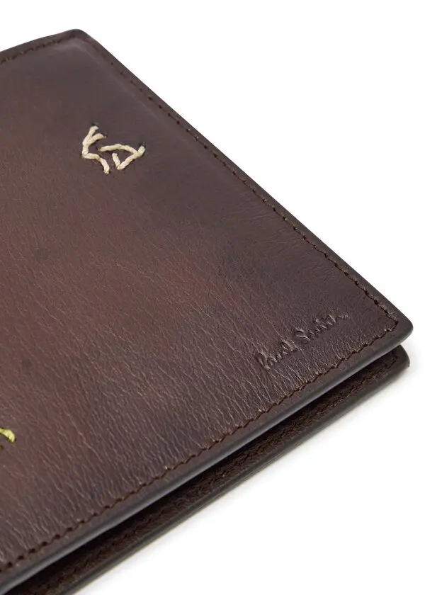 Paul Smith Embroidered Leather Wallet