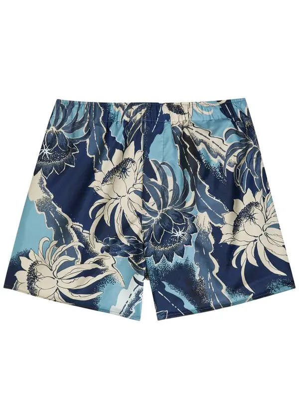 JW Anderson Hawaiian Printed Shell Swim Shorts - Multicoloured 1