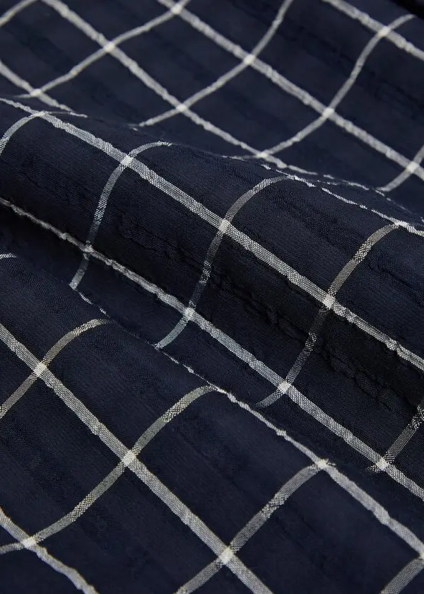 WON HUNDRED Maza Checked Cotton-blend Shirt