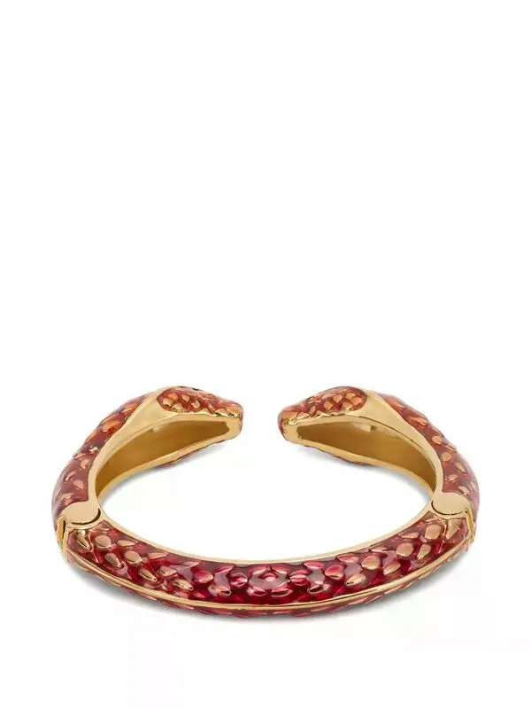 Roberto Cavalli Serpentine Crystal-embellished Bracelet