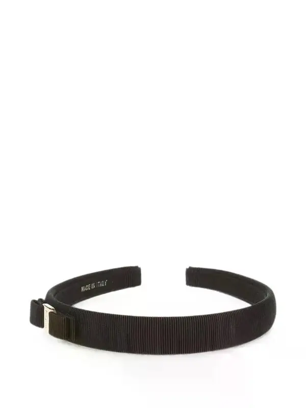 FERRAGAMO Vara Bow Detail Cotton Headband