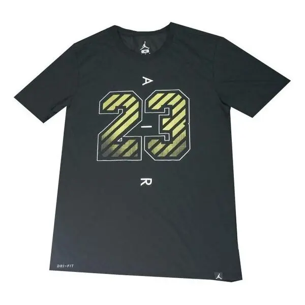 JORDAN 23 Logo T-shirt 'black - Black/multi-color