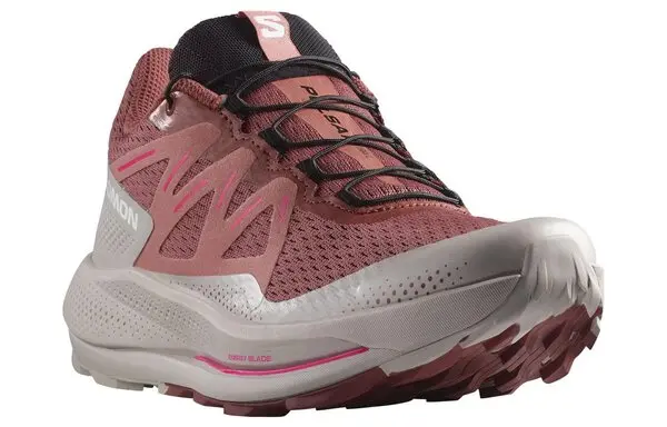 SALOMON Pulsar Trail Athletic Sneakers - White/red