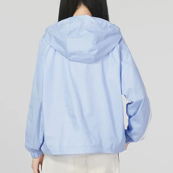 Adidas Bsc 3-stripes Windbreaker Jacket - Blue/white