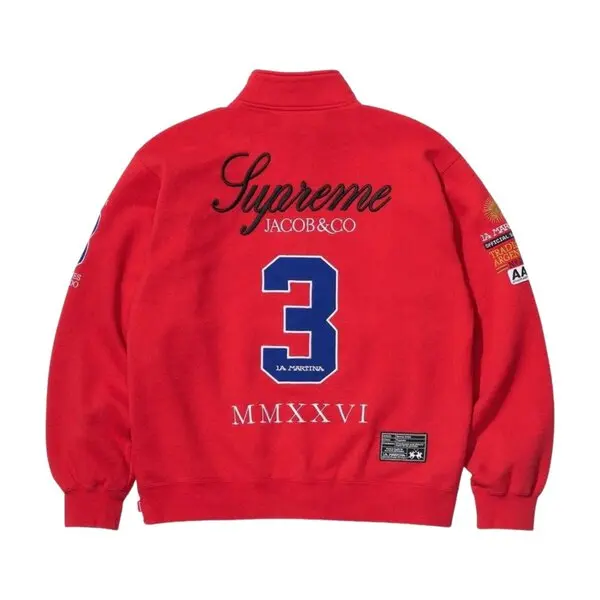 Supreme X La Martina Ss26 Zip Up Sweatshirt