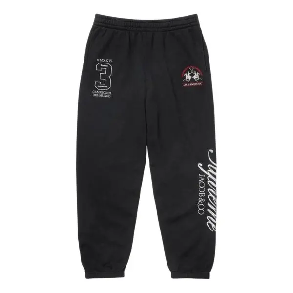 Supreme X La Martina Ss26 Sweatpant - Black