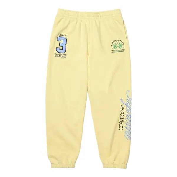 Supreme X La Martina Ss26 Sweatpant - Yellow