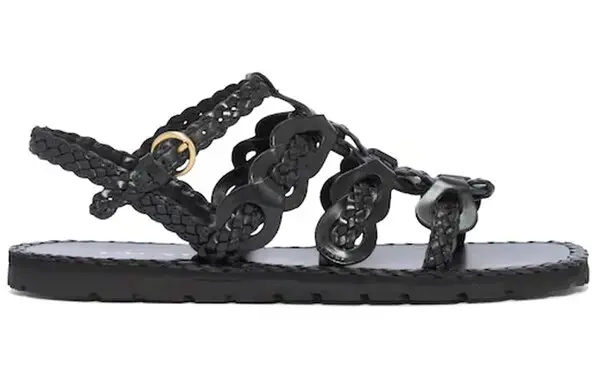 Prada Braided Leather Sandals