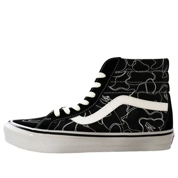 A BATHING APE X Vans Abc Camo Sk8-hi 38 Dx Sneakers - Black