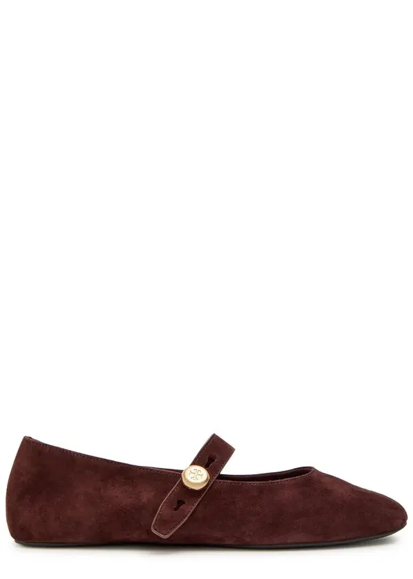 Tory Burch Romy Suede Mary Jane Flats
