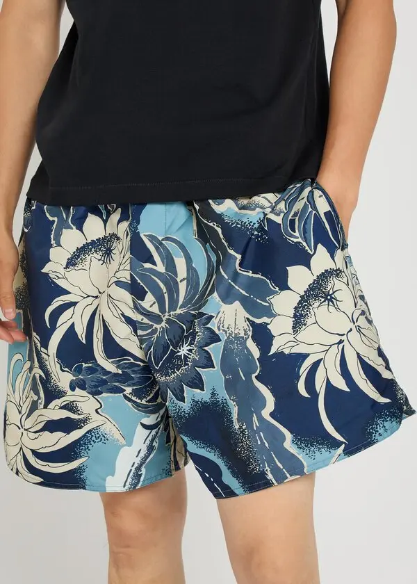 JW Anderson Hawaiian Printed Shell Swim Shorts