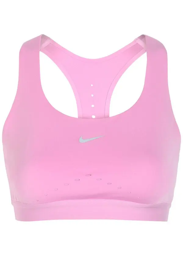 Nike Swift Logo Stretch-jersey Sports Bra