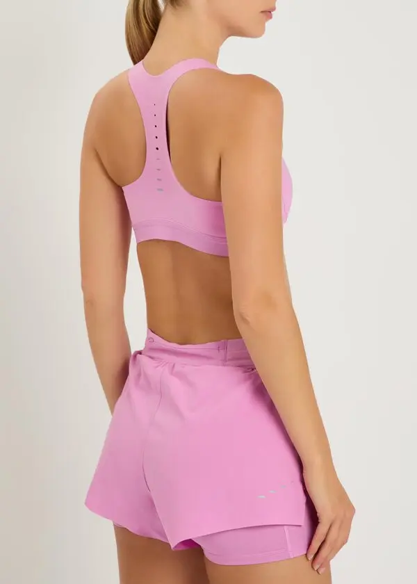 Nike Swift Logo Stretch-jersey Sports Bra
