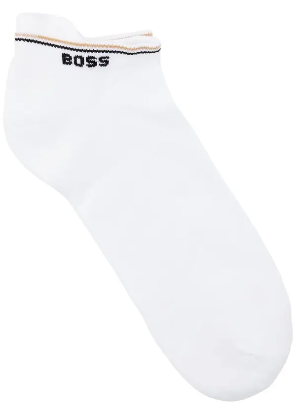 BOSS Iconic Cotton-blend Ankle Socks