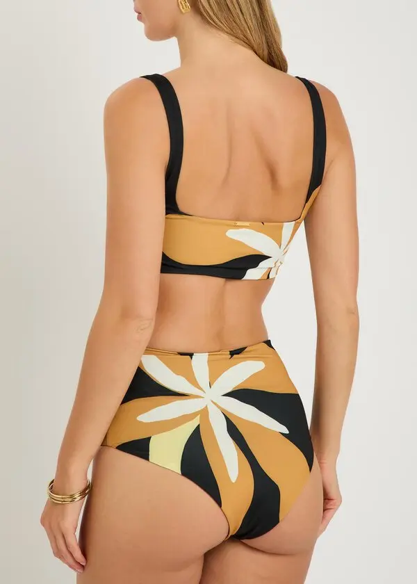 CALA DE LA CRUZ Elisa Floral Bikini Briefs