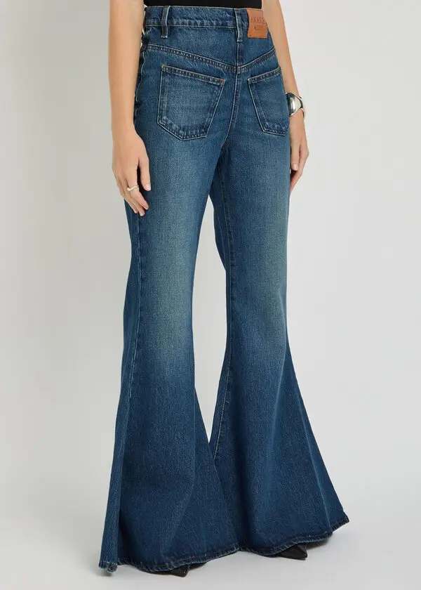 A.W.A.K.E. Mode Mirror Flared-leg Jeans