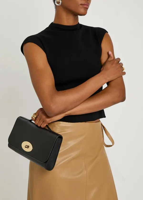 Mulberry Lily Vesta Nappa Leather Clutch