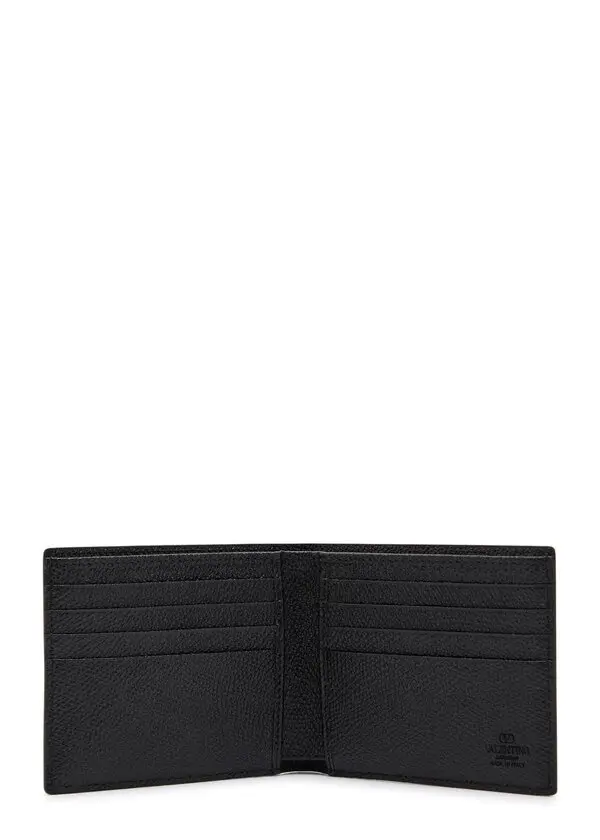 Valentino Garavani Vlogo Grained Leather Wallet