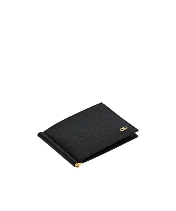 FERRAGAMO Gancini-plaque Leather Wallet