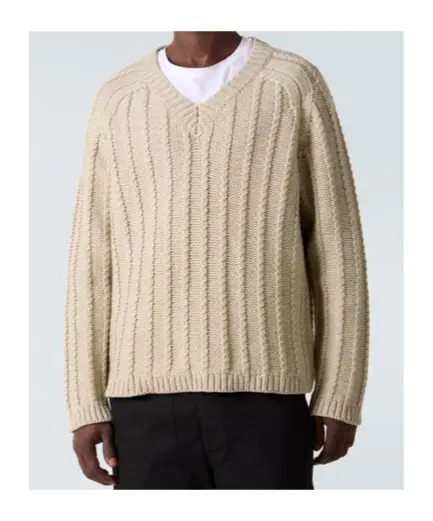 Studio Nicholson X Aaron Levine Sussex Virgin Wool V-neck Sweater