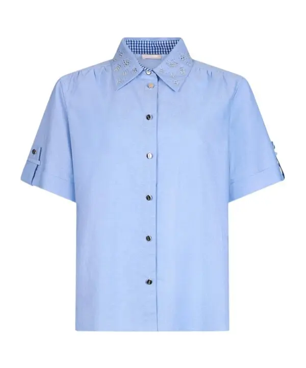 Liu Jo Bejewelled Oxford Shirt