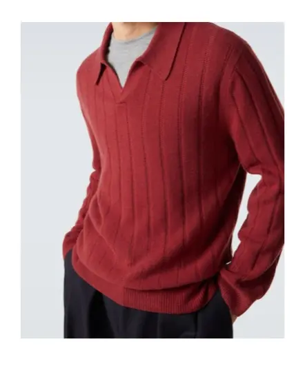 Le Kasha Sitia Cashmere Polo Sweater