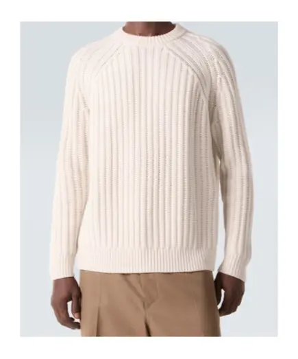 ALLUDE Ribbed-knit Wool And Cashmere Sweater