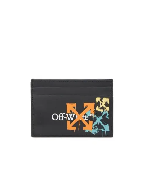 Off-White Bookish Arrow Spray Card Case