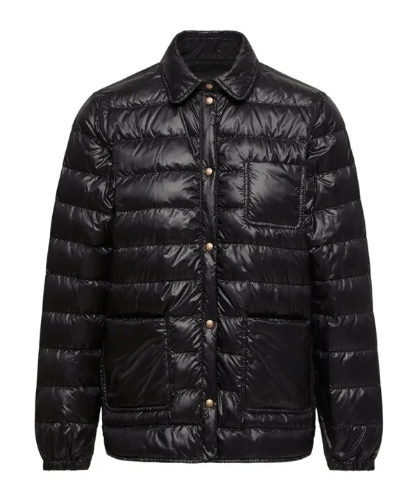 Moncler Fouine Padded Shirt Jacket - Black