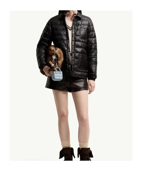 Moncler Fouine Padded Shirt Jacket - Black