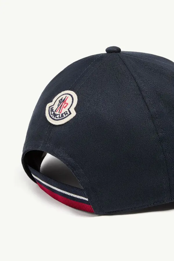 Moncler Cotton Gabardine Baseball Cap