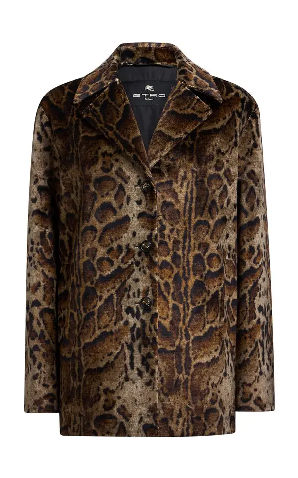Etro Printed Cotton-blend Jacket