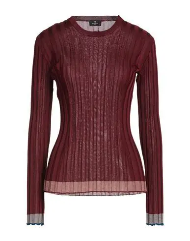 Etro Sweater Burgundy Size Viscose - Red