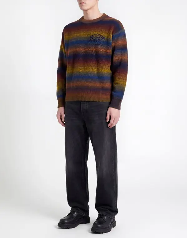 Aries Sweater Rust Size Polyacrylic, Polyamide, Viscose, Wool, Textile Fibers