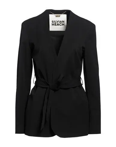 SILVIAN HEACH Jacket Size Polyester, Viscose, Elastane - Black